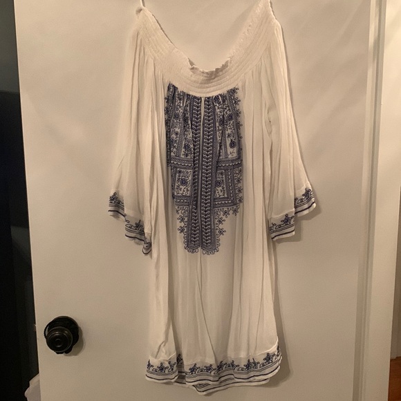 Blue Island Beach | Dresses | Blue Island Beach Off The Shoulder White ...